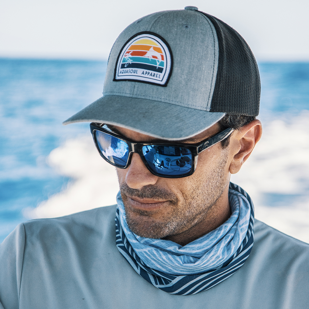 Marlin Sunrise – Trucker Cap | Aquasoul Apparel